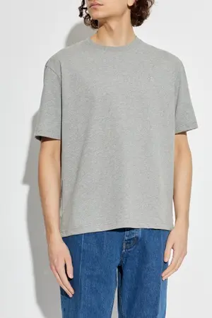 Etro T-shirt With Embroidered Logo - Grey