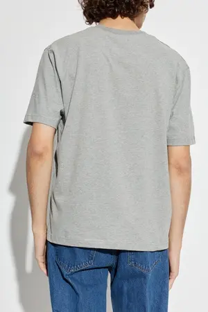 Etro T-shirt With Embroidered Logo - Grey
