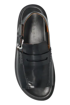 Marni Leather Sandals - Black