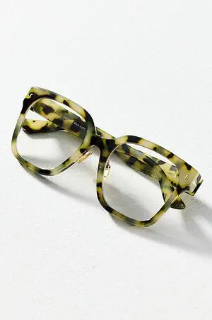 PEEPERS Piper Square Readers - Yellow Chai