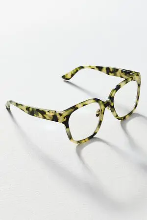 PEEPERS Piper Square Readers - Yellow Chai