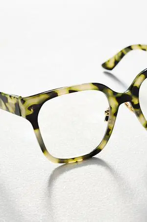 PEEPERS Piper Square Readers - Yellow Chai