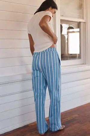 THE FROLIC Striped Mrs. Cotton Pajama Set