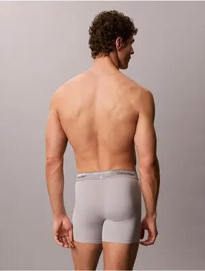 Calvin Klein Icon Cotton Stretch Shine Boxer Brief - Harbor Mist
