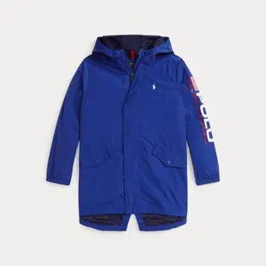Ralph Lauren Logo Hooded Long Jacket