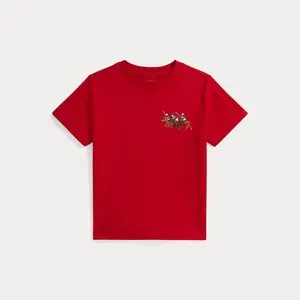 Ralph Lauren Triple-pony Cotton Jersey Tee - Rl 2000 Red