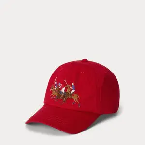 Ralph Lauren Cotton Twill Ball Cap - Rl 2000 Red