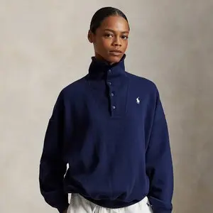 Ralph Lauren Team Usa Fleece Buttoned Mockneck