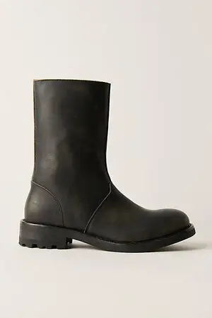 Free People Bailey High Ankle Boots - Black