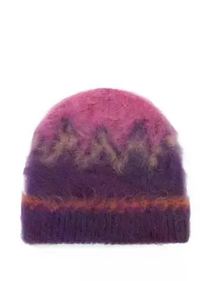 Isabel Marant Alessa Wool Beanie - Purple