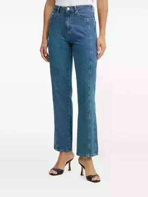 Karl Lagerfeld Five-pocket Logo-patch Jeans