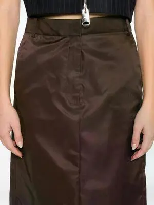 Tibi Front-vent Midi Skirt