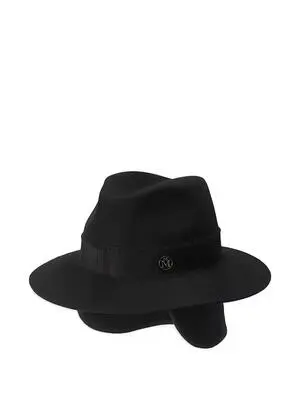 MAISON MICHEL Henrietta Ribbon-trim Hat - Black