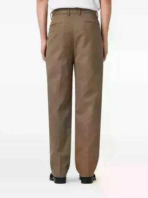 ALLSAINTS Tallis Pleated Trousers - Brown
