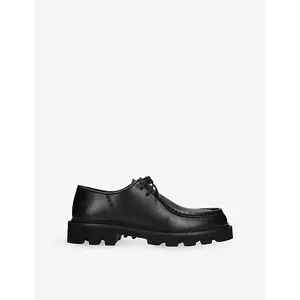 COLLEGIUM Moc-toe Leather Derby Shoes