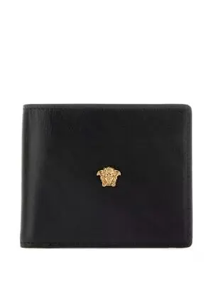 Versace La Medusa Leather Wallet - Black