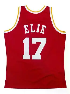 Mitchell & Ness Houston Rockets Mario Elie 1993 Hardwood Classics Swingman Jersey - Red