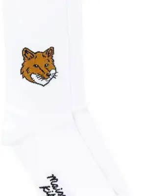 Maison Kitsuné Fox-head Socks