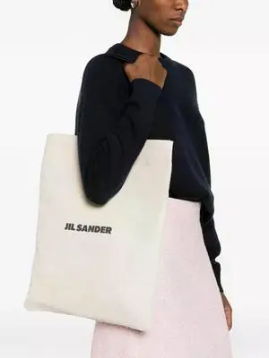 JIL SANDER Logo Tote Bag