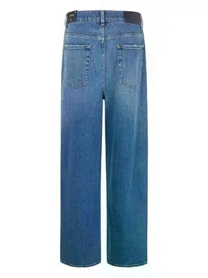 7 For All Mankind Distressed Five-pocket Jeans