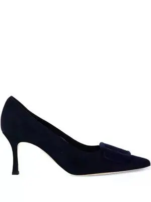 Manolo Blahnik Heel Buckle Pumps
