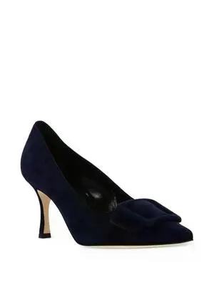 Manolo Blahnik Heel Buckle Pumps