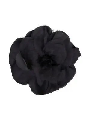 ALINA Flower Pin - Black