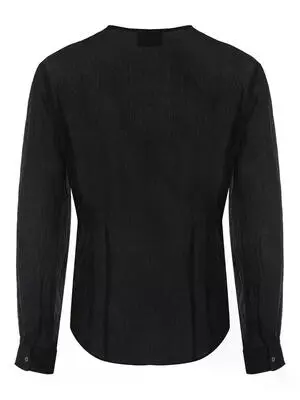 Le Kasha Buttoned Long-sleeve Blouse