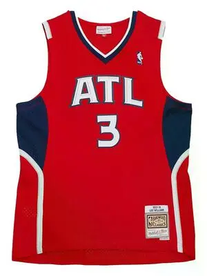 Mitchell & Ness Lou Williams Atlanta Hawks 2013-14 Jersey - Red