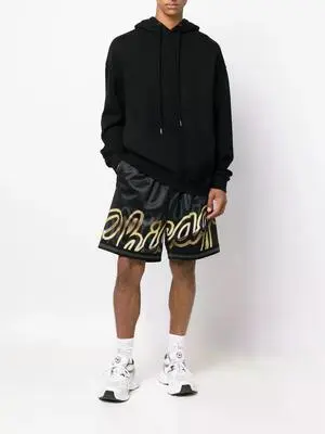 Mitchell & Ness Logo-print Track Shorts