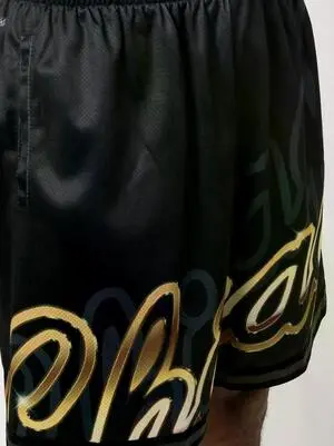 Mitchell & Ness Logo-print Track Shorts