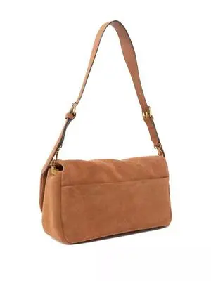 Pinko Logo-appliqué Shoulder Bag - Brown