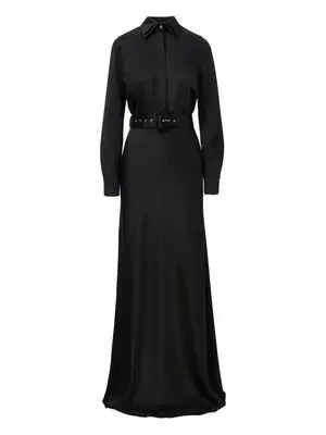 IL VOLO Kate Belted Maxi Dress - Black