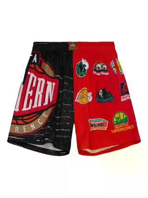 Mitchell & Ness Patchwork Shorts For Men