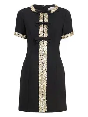 Cinq À Sept Maelle Embellished Mini Dress