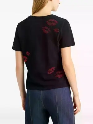 Cinq À Sept Lips Motif T-shirt