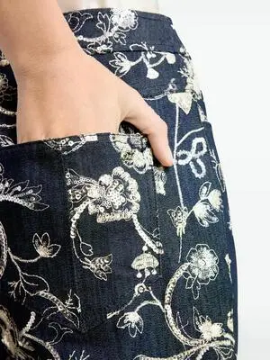 Cinq À Sept Nolita Embroidered Trousers