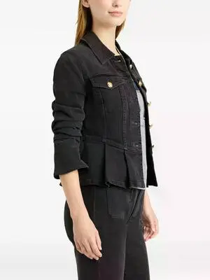 Cinq À Sept Dahlia Denim Scrunched Jacket