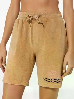SEROYA Printed Drawstring Shorts
