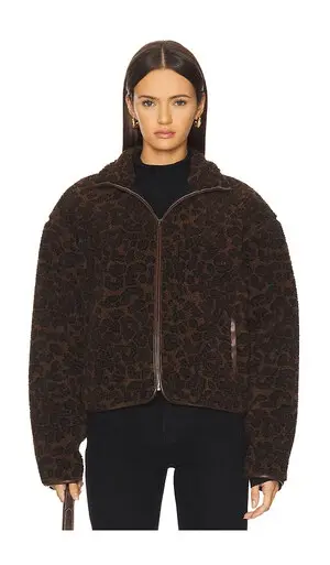 Rag & Bone Sun Sherpa Zip Up Jacket