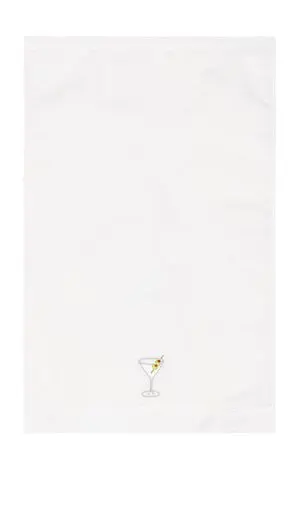 ABBODE Martini Tea Towel In White