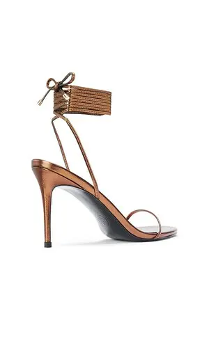 Femme La 3.0 Barely There Lace Up Heel - Bronze