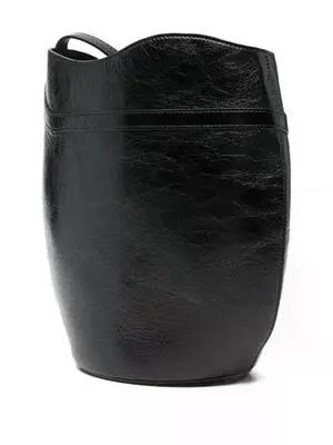 LIFFNER Mini Belted Bucket Bag - Black