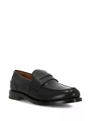 ORTIGNI Leather Penny Loafers