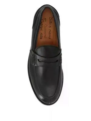 ORTIGNI Leather Penny Loafers