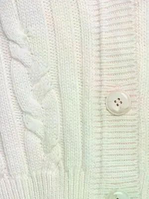 TWP Hemingway Cable-knit Buttoned Cardigan