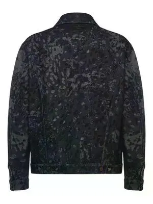 Fendi Jacquard Denim Jacket