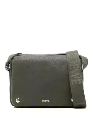 Loewe Logo-detail Messenger Bag - Green
