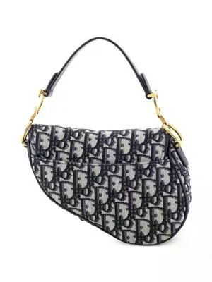 Dior Saddle Handbag Oblique Canvas Mini Shoulder Bag - Blue