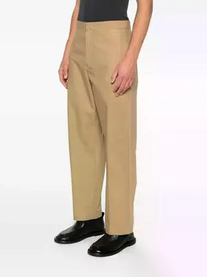 JIL SANDER Cotton Tapered Trousers